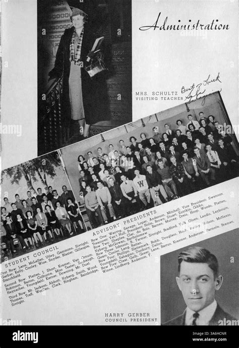 Preserving Memories From The 1937 1938 School Year Hi Res Stock