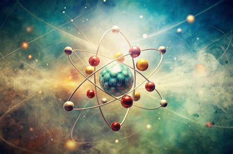 A Vintageinspired Visual Exploration Of The Oxygen Atoms Molecular Structure And Electron Cloud