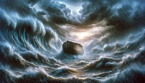 Download Ai Generated Noahs Flood Bible Royalty Free Stock