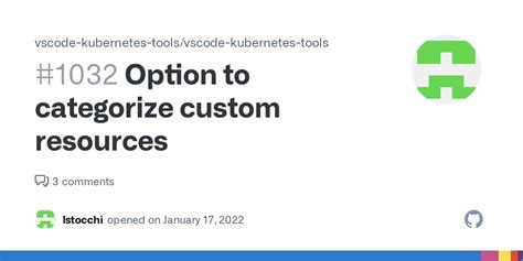 Option To Categorize Custom Resources · Issue 1032 · Vscode Kubernetes Toolsvscode Kubernetes