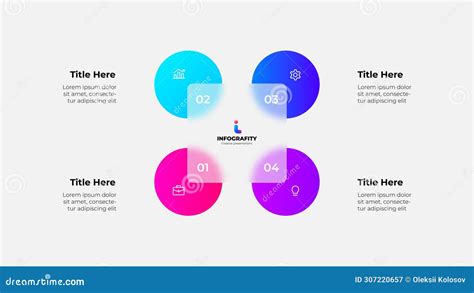 Cycle Scheme With Five Circles And Glassmorphism Pentagon Concept Of Business Process With 5