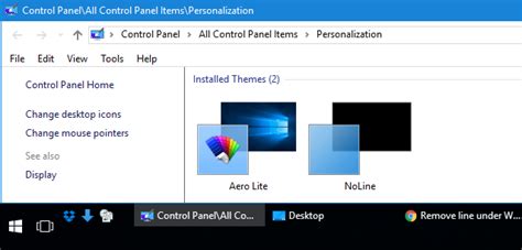 Remove Line Under Windows 10 Taskbar Icons Super User