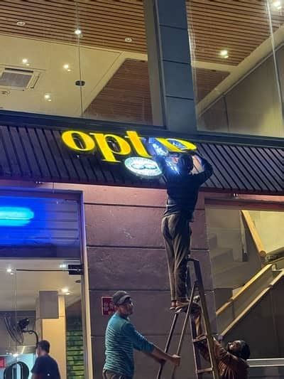 3d Signboard Alphabets Logo Monogram Glow Board Alucobond Cladding Acp