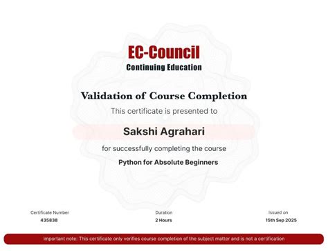 Python Eccouncil Certification Professionaldevelopment Learning