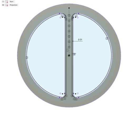 solved inset dimension on projection not working when the projection