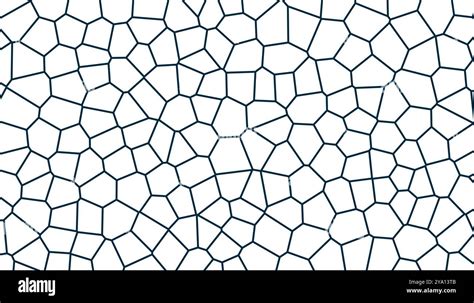 Abstract Geometric Voronoi Grid Pattern Wallpaper Design Vector Stock