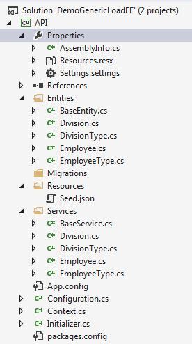 Entity Framework DAL With Generic Seeding From JSON Using Reflection CodeProject