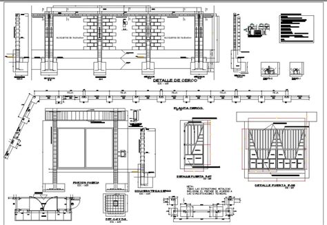 Column Structure Detail 2d View Plan And Elevation Cad Construction Unit Layout Autocad File