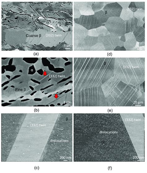 Ecc Images Showing The Deformation Structures And Substructures Of The