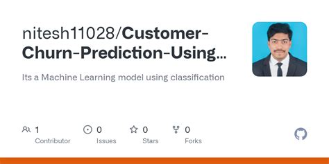 Github Nitesh11028customer Churn Prediction Using Classification
