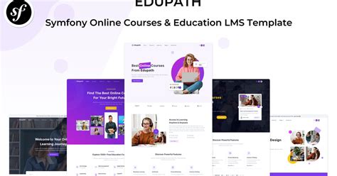 Edupath Symfony Online Courses And Education Lms Site Templates