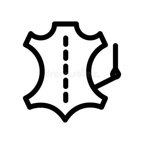 leather icon design in filled and outlined style stock vector