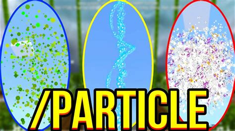 Novas PartÍculas No Minecraft Pe 1900 Como Usar O Comando Particle How To Use Particle