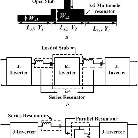 Proposed Reconfigurable Bpf A Complete Layout B Equivalent Download Scientific Diagram