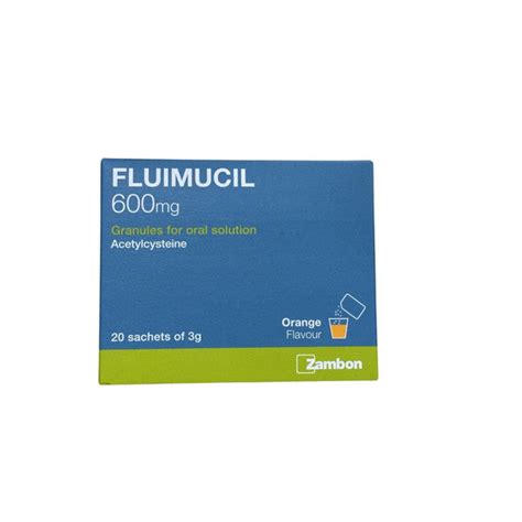Fluimucil 600 Mg Sachet 20s Zozopharmacy