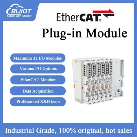 Ethercat Data Acquisition Fieldbus Io Module For Production Line Remote Monitoring Remote