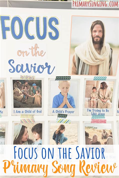 Focus On The Savior Primary Program Review Primary Singing