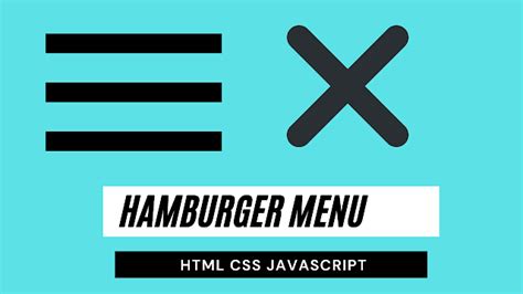 프로그래밍 「 자바스크립트 편」css 및 Javascript 코드를 사용하여 햄버거 메뉴를 만드는 방법