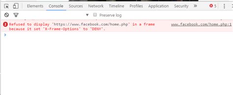 Refused To Display Homephp In A Frame