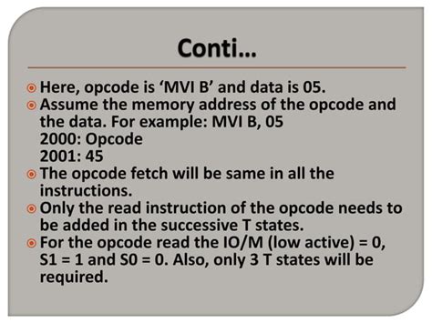 timing diagram of mvi instruction of 8085 microprocessor pptx computing technology and computing