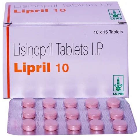 Lisinopril 10mg Tablets At Rs 150 Strip In Nagpur Id 2852754739312