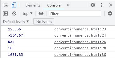 Cómo realizar conversiones numéricas en JavaScript Cable Naranja
