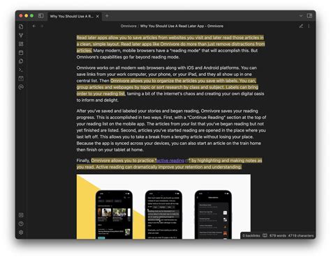 omnivore will show your highlights inline in obsidian now r obsidianmd