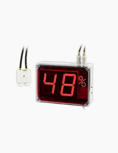 Temperature And Humidity Display LED Display Thermometer Conservatis