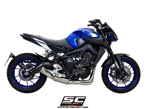 Sc Project Exhaust Yamaha Mt 09 Full Exhaust System 3 1 With 70s
