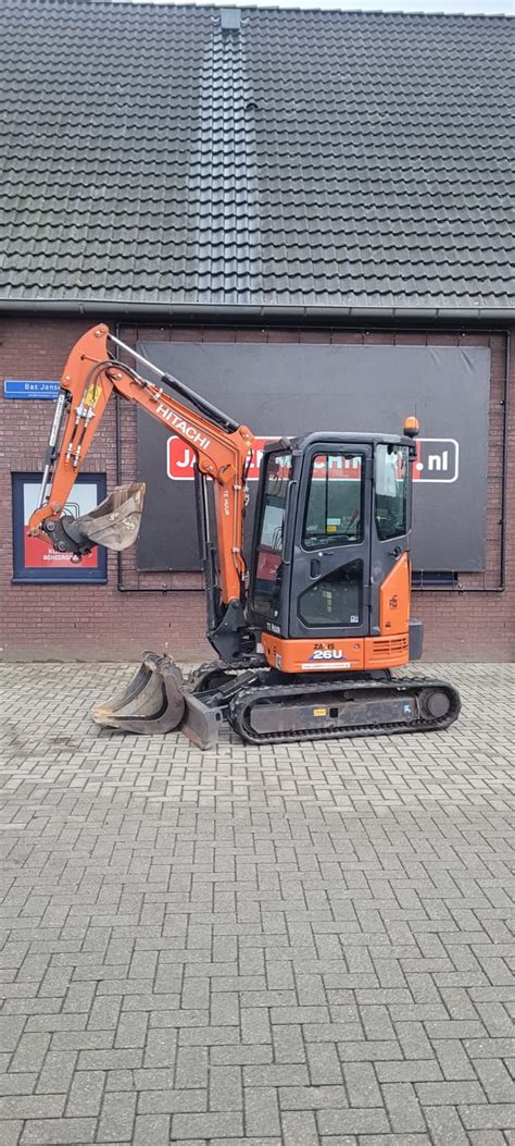Hitachi Zx26u Bj2022 2040 Uur Jansen Machinery