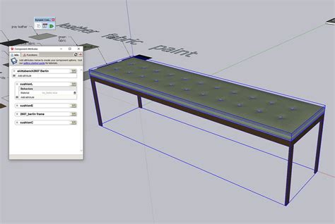 Making Editable Dynamic Component Furniture Dynamic Components SketchUp Community
