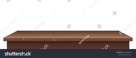 빈 나무 테이블 나무 현실적인 표면 스톡 벡터로열티 프리 1931694206 Shutterstock