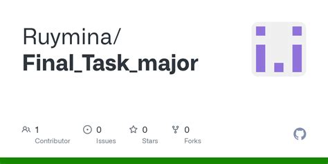 Final Task Major Final Task At Main Ruymina Final Task Major GitHub