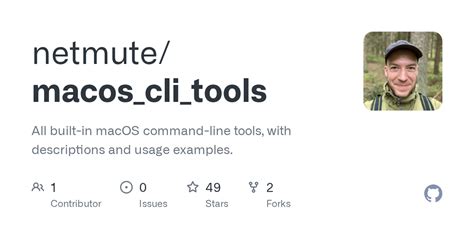 Github Netmutemacosclitools All Built In Macos Command Line Tools