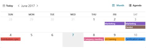 Schedule Component Javascripthtml5 And Jquery Ignite Ui