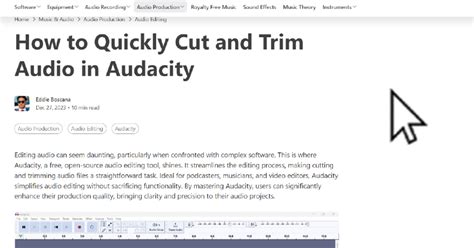 How To Quickly Remove Voice And Vocals From Songs In Audacity Envato Tuts
