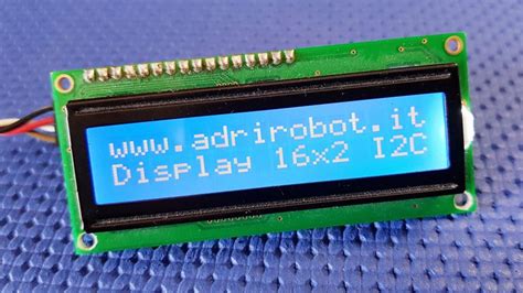 Display Lcd 16x2 Retroilluminato Con Interfaccia I2c