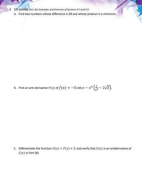 solved 4 20 points hint see examples and exercises of