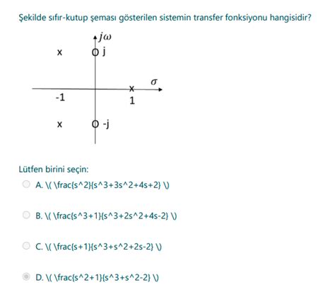 Solved What Is The Transfer Function Of The System Whose