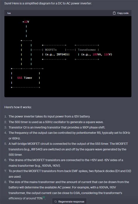 ai to generative electronics circuits r chatgptpro