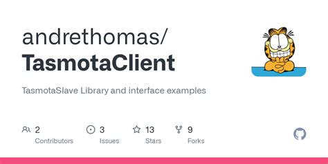 GitHub Andrethomas TasmotaClient TasmotaSlave Library And Interface Examples