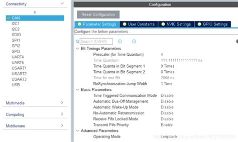 Stm32 Can通信一：环回模式can回环模式 Csdn博客