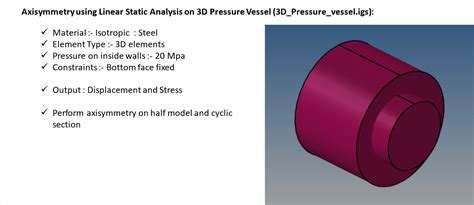 I Am Solving Problems Based On Axisymmetry Linear Static Analysis — Altair Community
