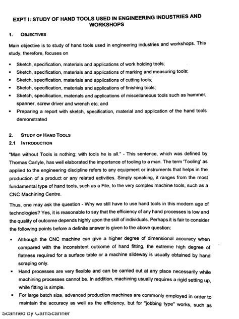 Sample Lab Report Of Ipe Workshop Pdf