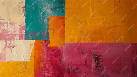 Premium Photo Bold Experiments In Color Theory Background