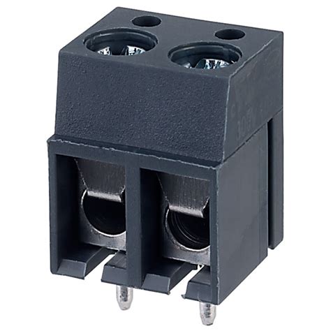Imo 20 101m 2 E 2 Pole 16a 5mm Pitch Pcb Interlocking Terminal Block Rapid Electronics