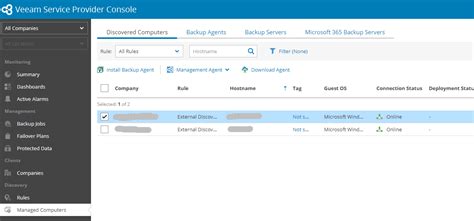 New Feature Veeam Service Provider Console Vitanium