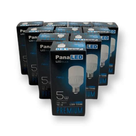 Panaled W Lampu Led Watt Putih By Luby Bohlam Led W Lazada Indonesia
