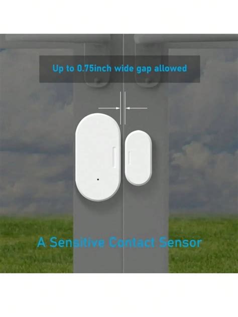 Tuya Zigbee Door Window Sensor Smart Anti Tamper Button Wireless Home Security System Remote
