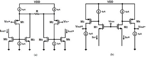 schematic of the pseudo differential g m c loop filter a